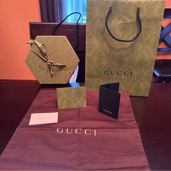 Gucci | Bags | Gucci Dust Bag Box And Gift Bag Bundle | Poshmark